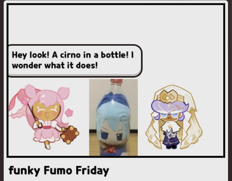 funky fumo friday (Name inspired from a YouTube video) | Fandom