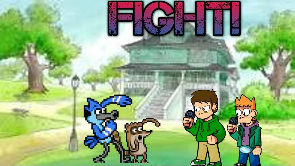 Mordecai and Rigby VS Edd and Matt Sprite | Fandom