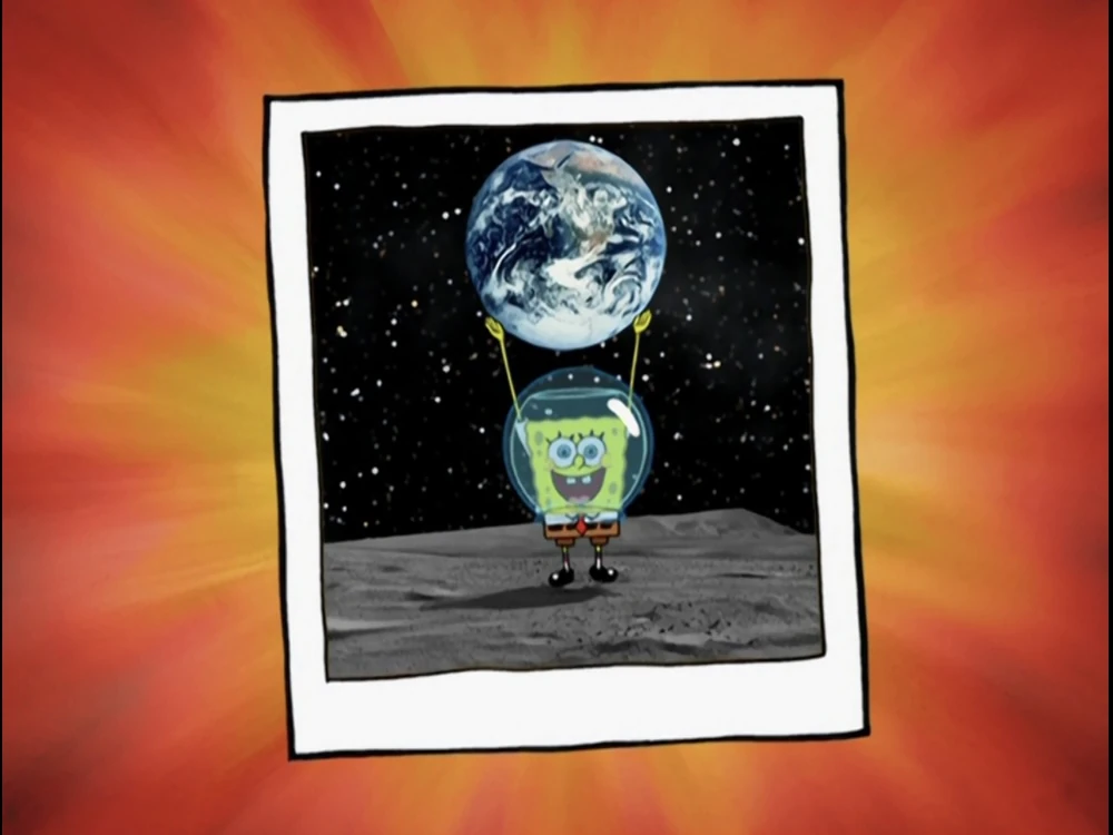 What are your thoughts about SpongeBob taking a picture of himself and ...