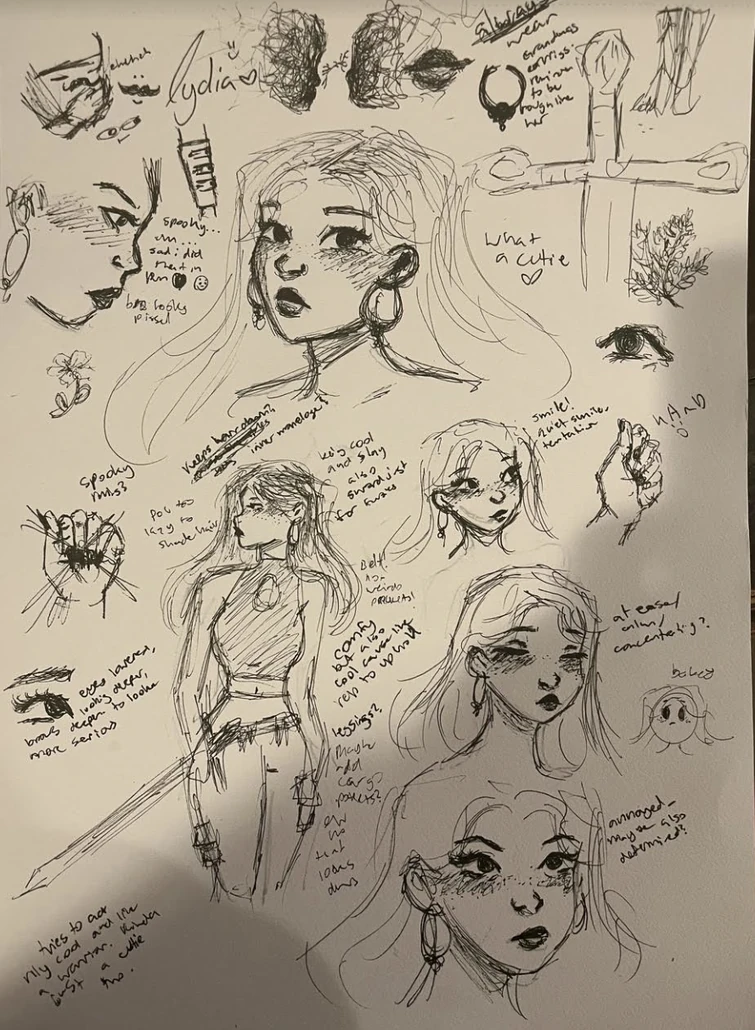 sketchbook tour/pen art | Fandom