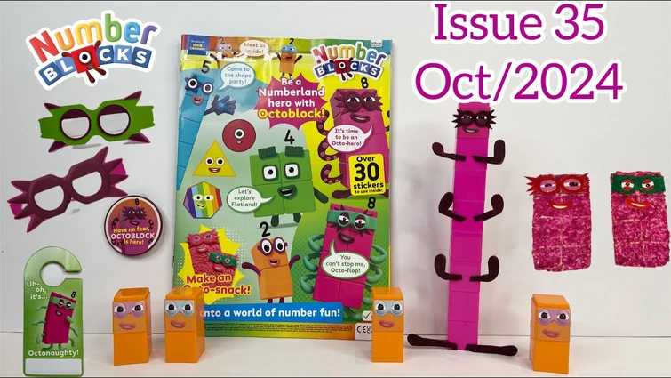 Numberblocks Magazine from 1-29, Seven, Octoblock and Square club | Fandom