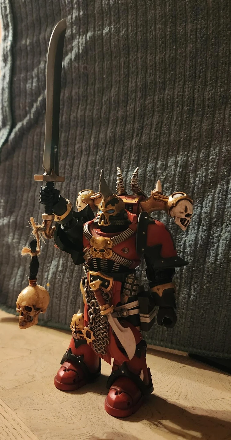 Joytoy red corsair with custom "khan slayer" trophy power sword | Fandom