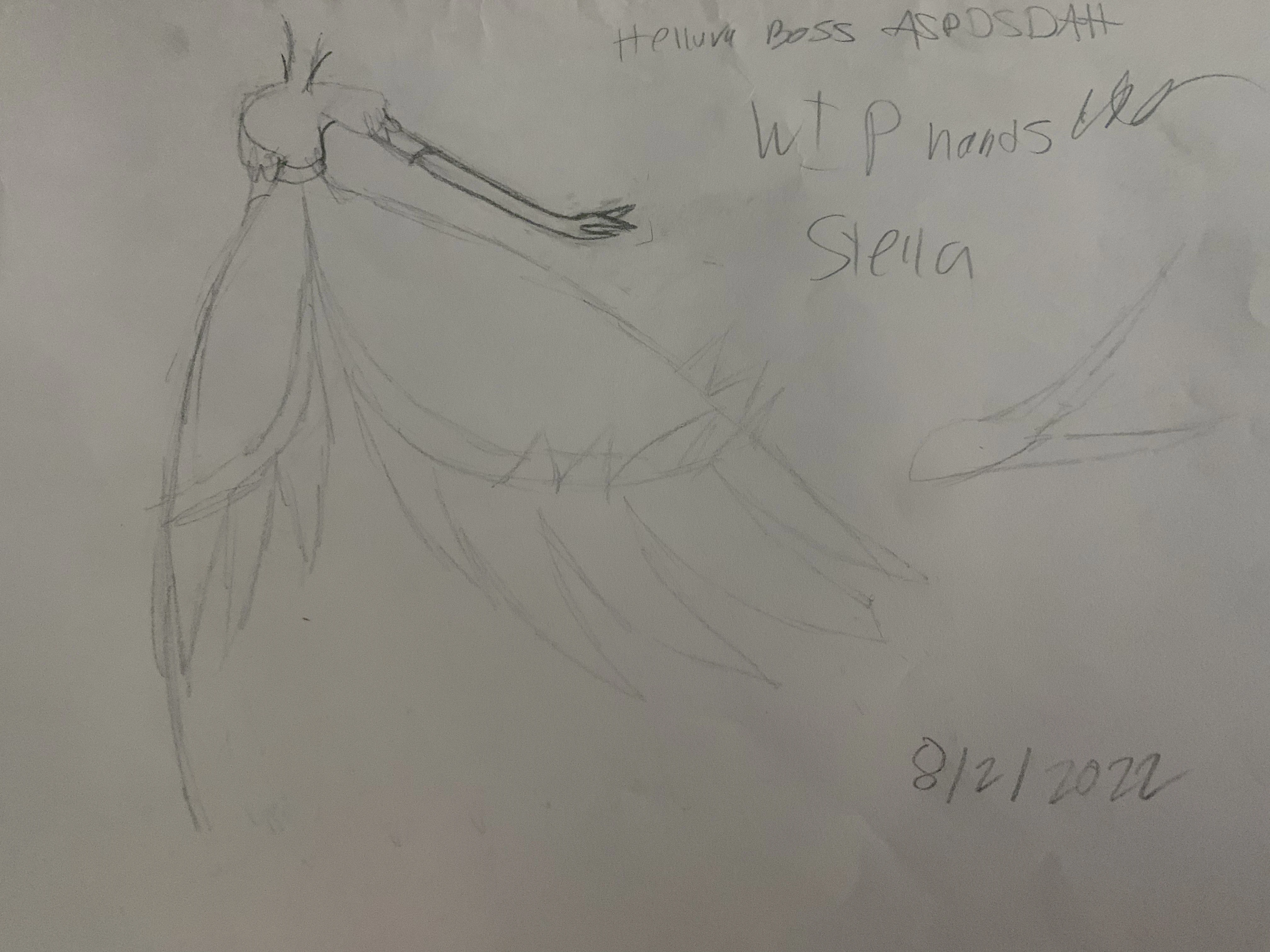 Working on drawing stella | Fandom