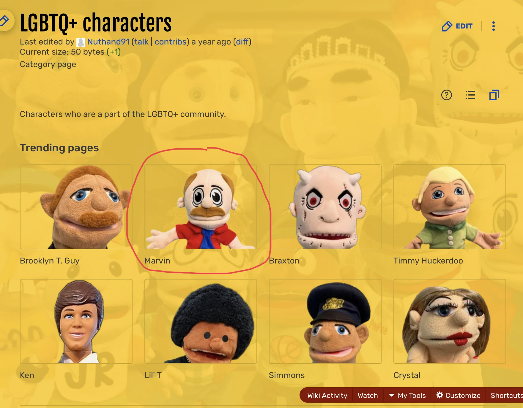 Every time I checked on the lgbtq+ characters category and…. | Fandom