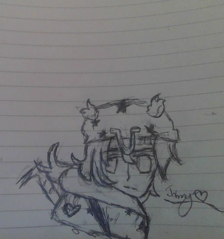 I got bored during class so I drew Johnny | Fandom