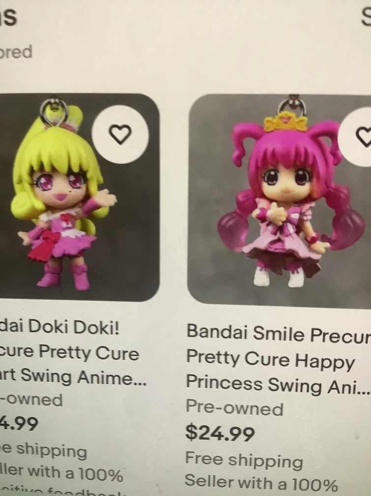 Cure heart and cure happy keychains | Fandom