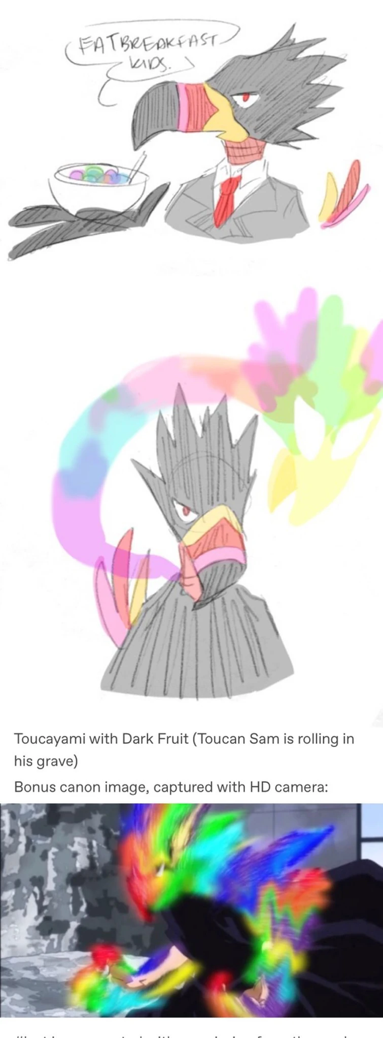 tokoyami coming out be like | Fandom