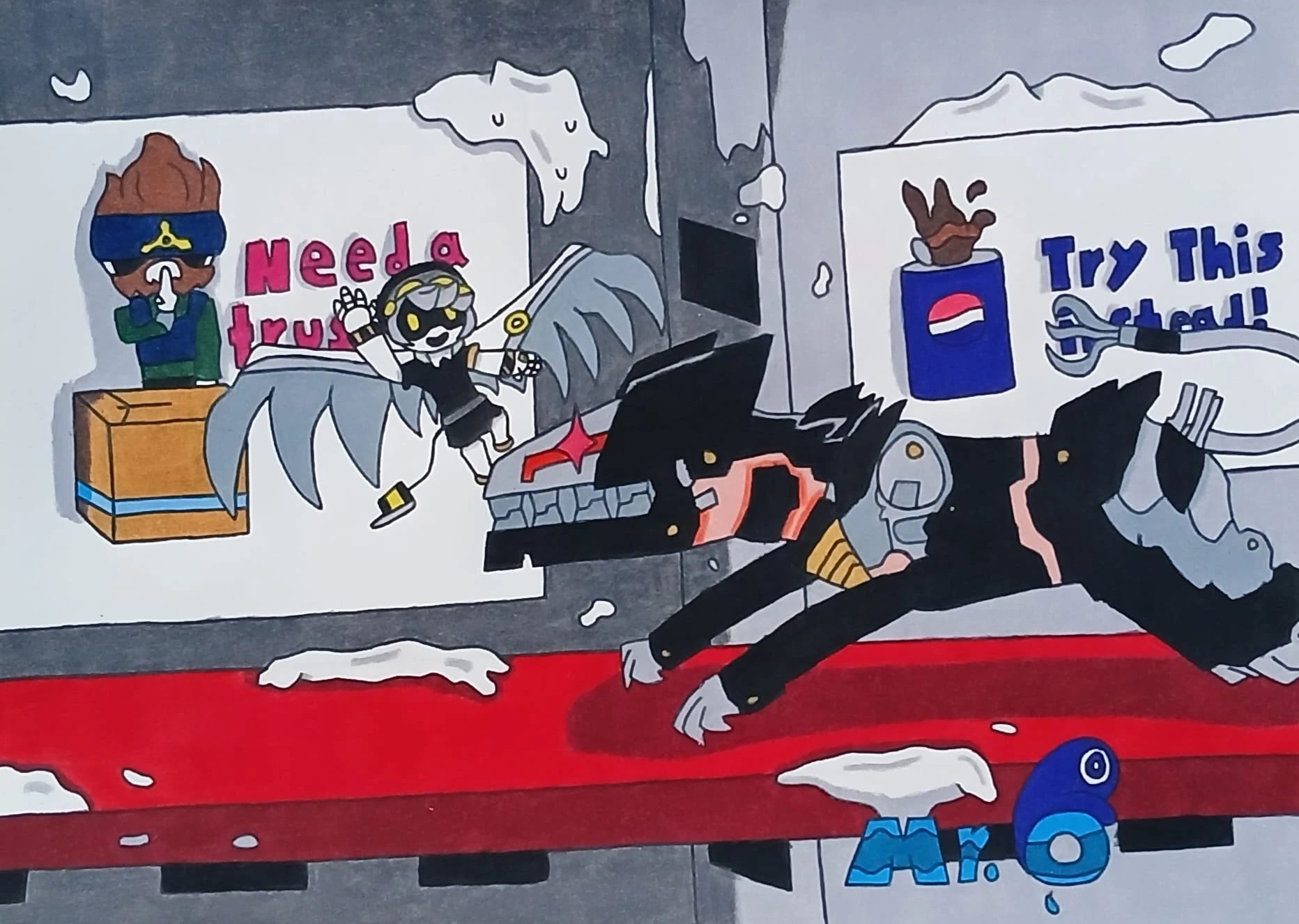 Serial Designation N vs Blade Wolf Fan Art! | Fandom