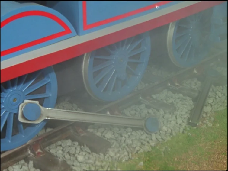 Does Thomas ever stop ruining his side rods? | Fandom