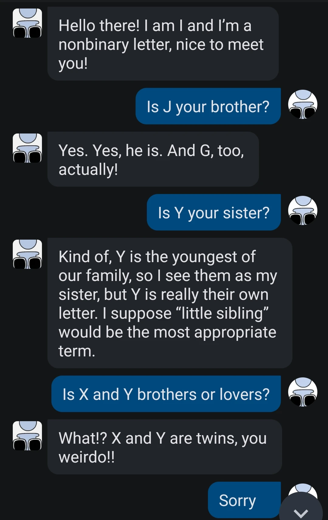 An simple talk of I and I | Fandom