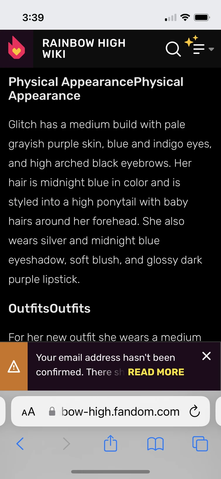 Glitch page | Fandom