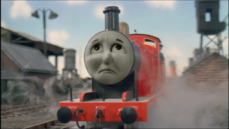 James' sad face in Series 7 (2003) | Fandom