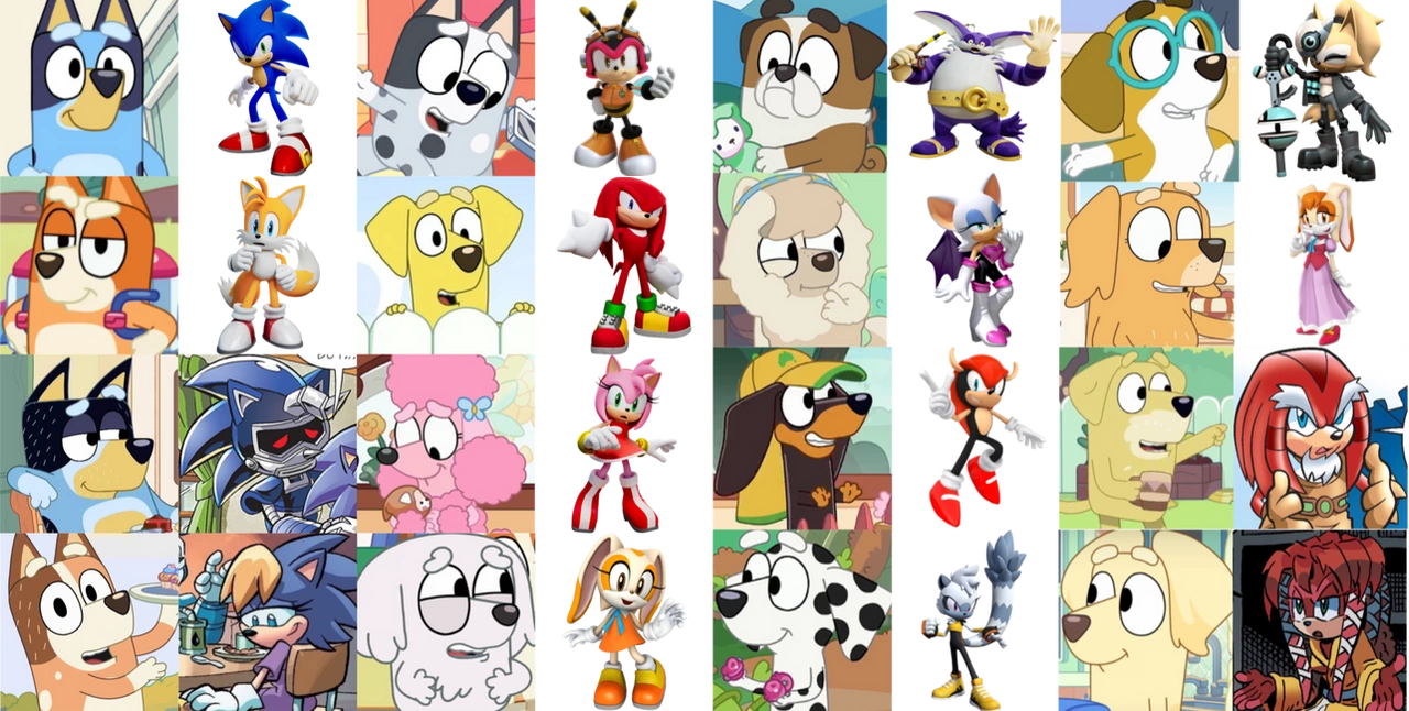 Sonic characters as Bluey Characters (First Post of 2024!) | Fandom
