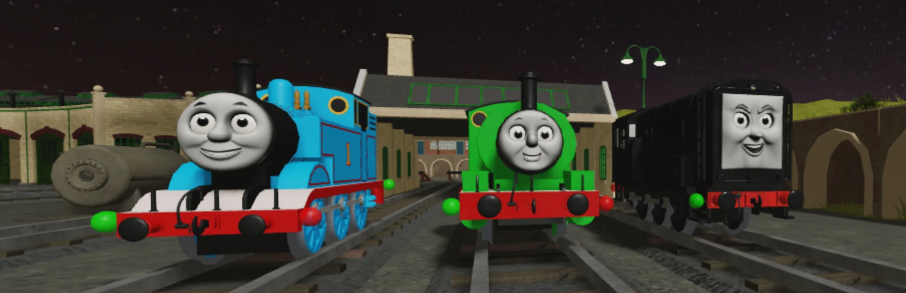 Any thoughts on this picture of Thomas, Percy, and Diesel? | Fandom