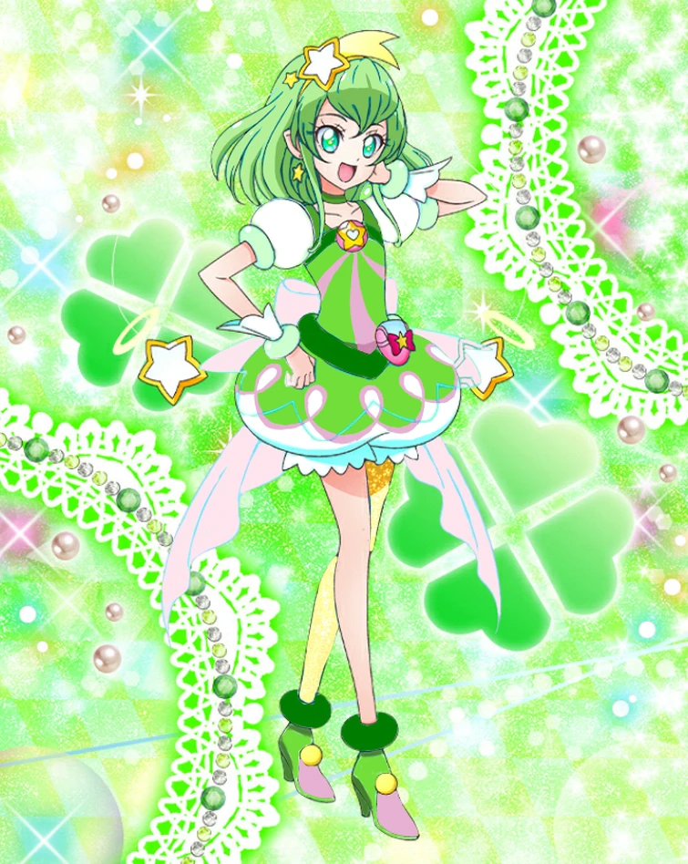 Cure Milky, but she is forest-green | Fandom