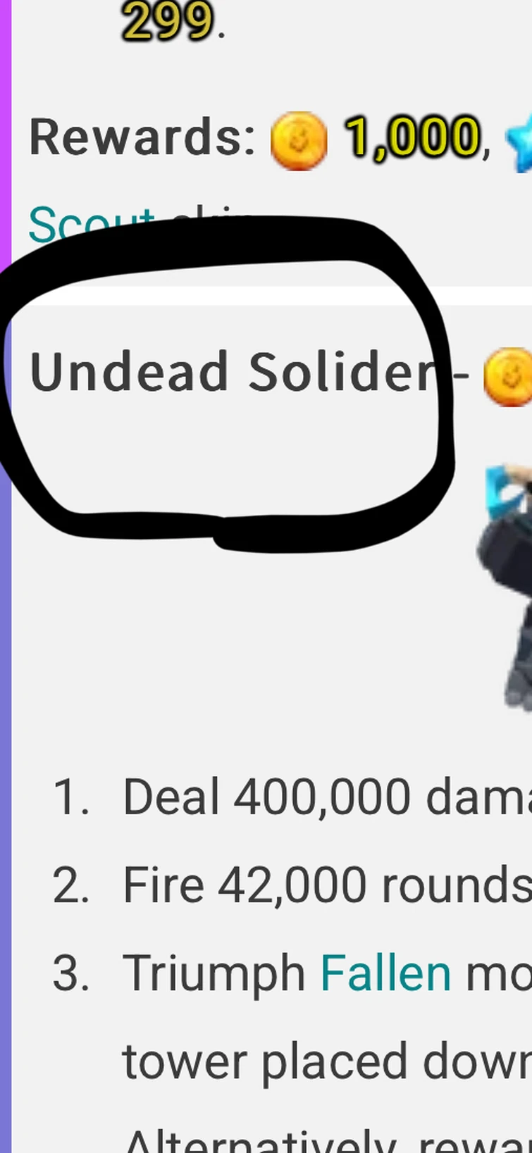 Isn’t it undead soldier, not undead solider or is this just an ...