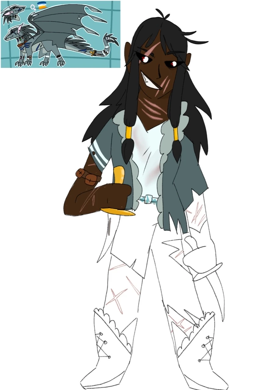 Wof oc as human wip (nife warning) | Fandom