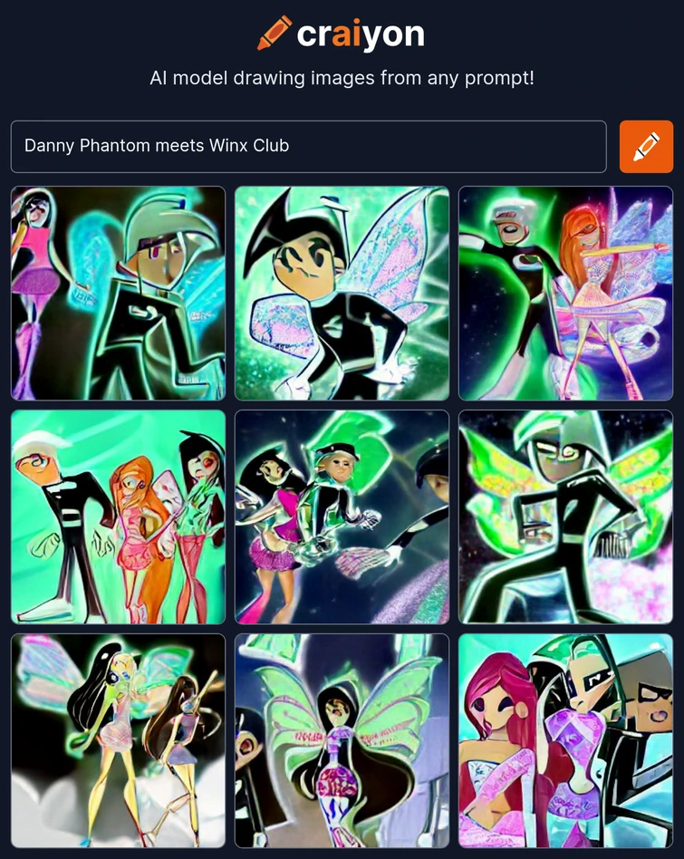 Danny Phantom meets Winx Club on craiyon.com | Fandom