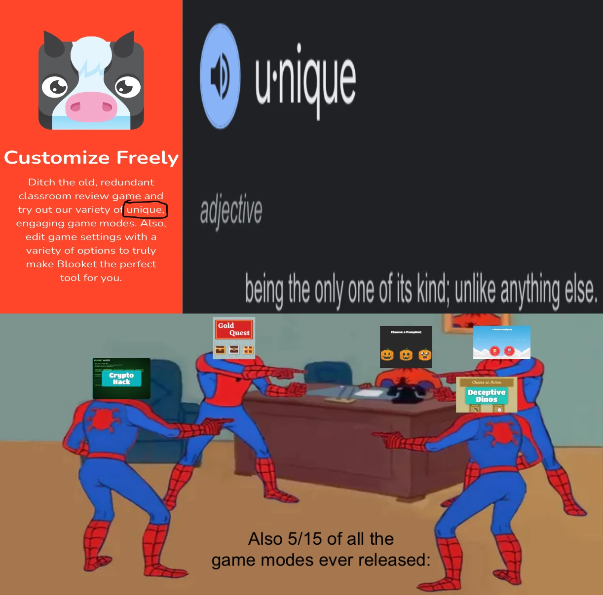 Very CREATIVE and UNIQUE game modes, Ben. | Fandom
