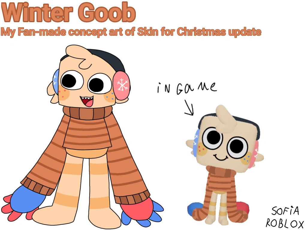 Umm... I my Fan-made Goob Winter Skin Concept art for Christmas update | Fandom