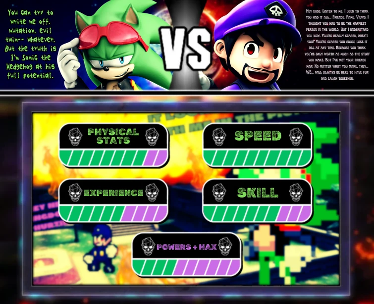 Scourge VS SMG3 Debate Category Chart | Fandom