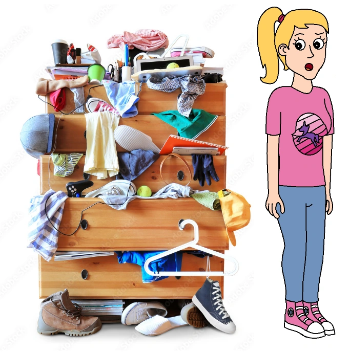 That awkward moment when you spot Katiella's pink shoes in these messy ...