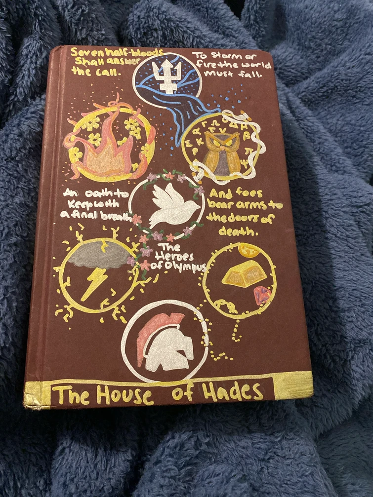 Got it from a used book store and it didn’t have a cover so I made one ...