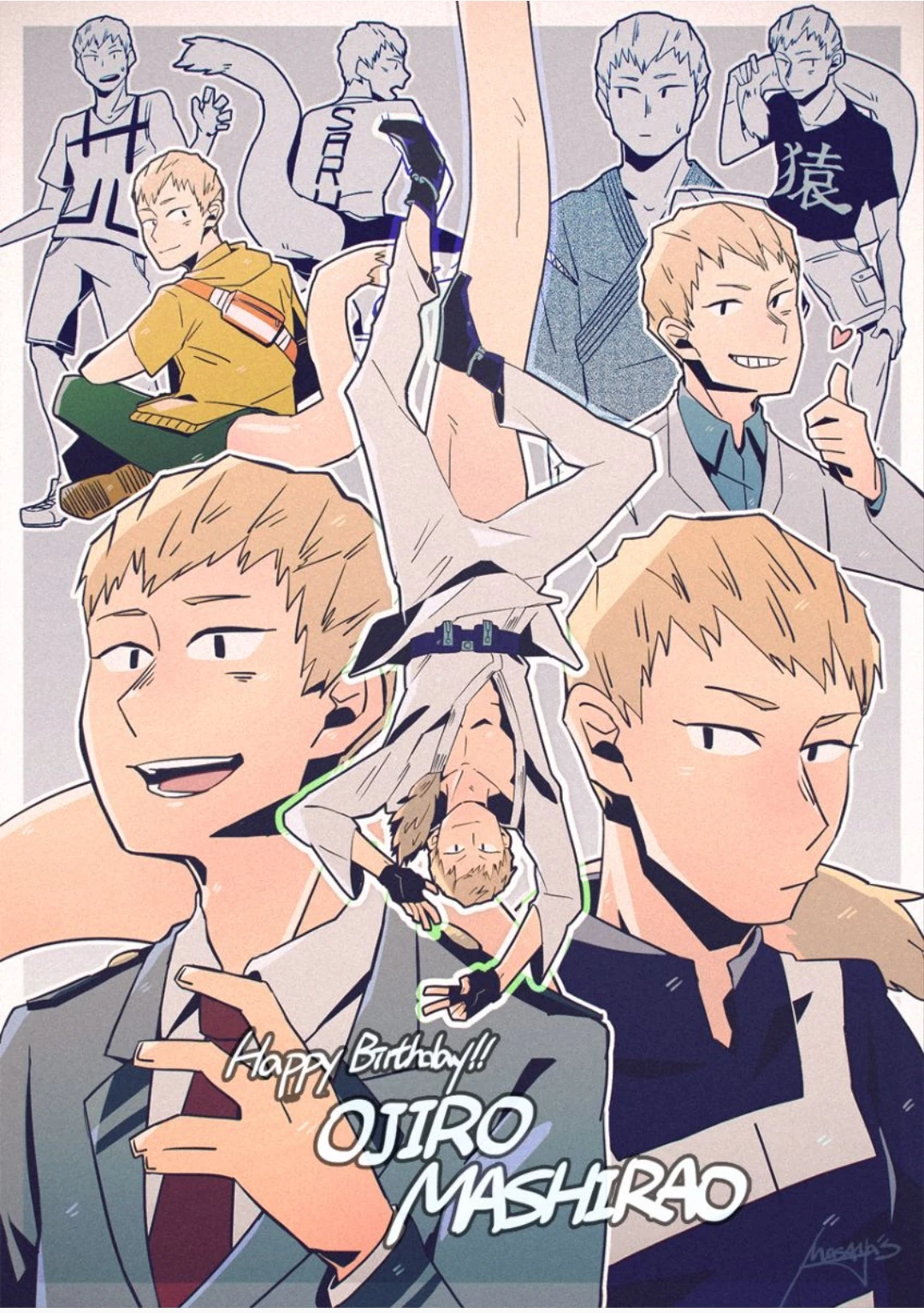 HAPPY BIRTHDAY MASHIRAO OJIRO!!~ (not my art, source: pinterest) | Fandom