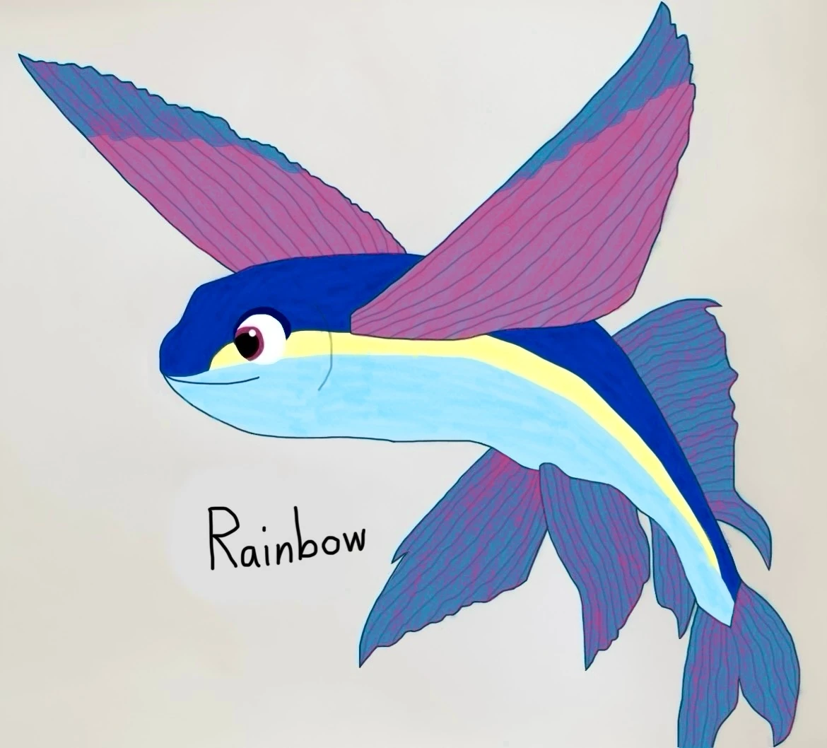 Rainbow the Flying Fish, my Finding Nemo/Dory OC | Fandom