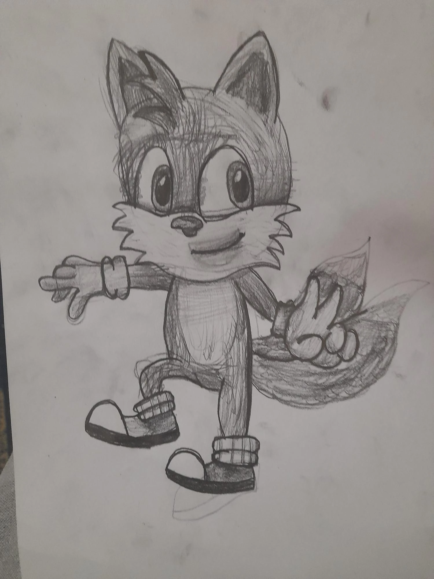 My 2nd sketch of Tails | Fandom