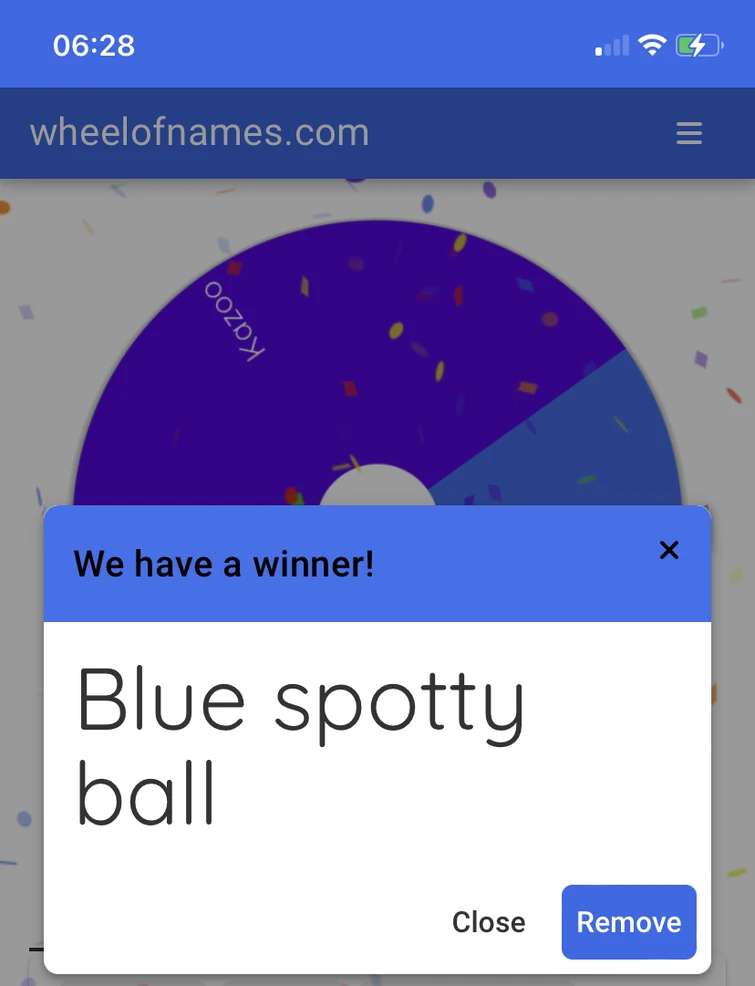 Battle for recommendation island 3!!! Blue spotty ball is out by a ...