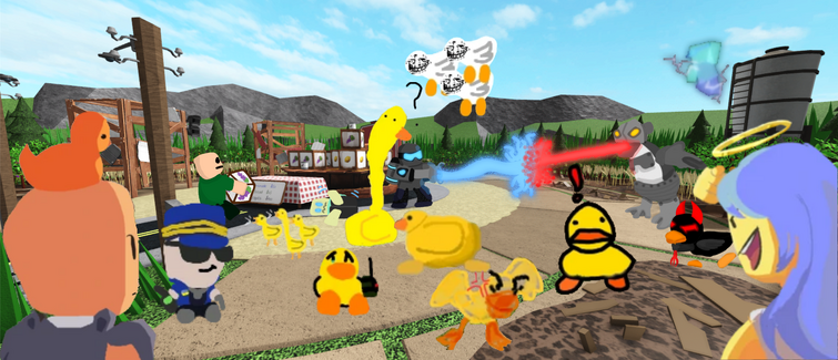 The TDS Duck Hunt Event Art Collab has come to an end. | Fandom
