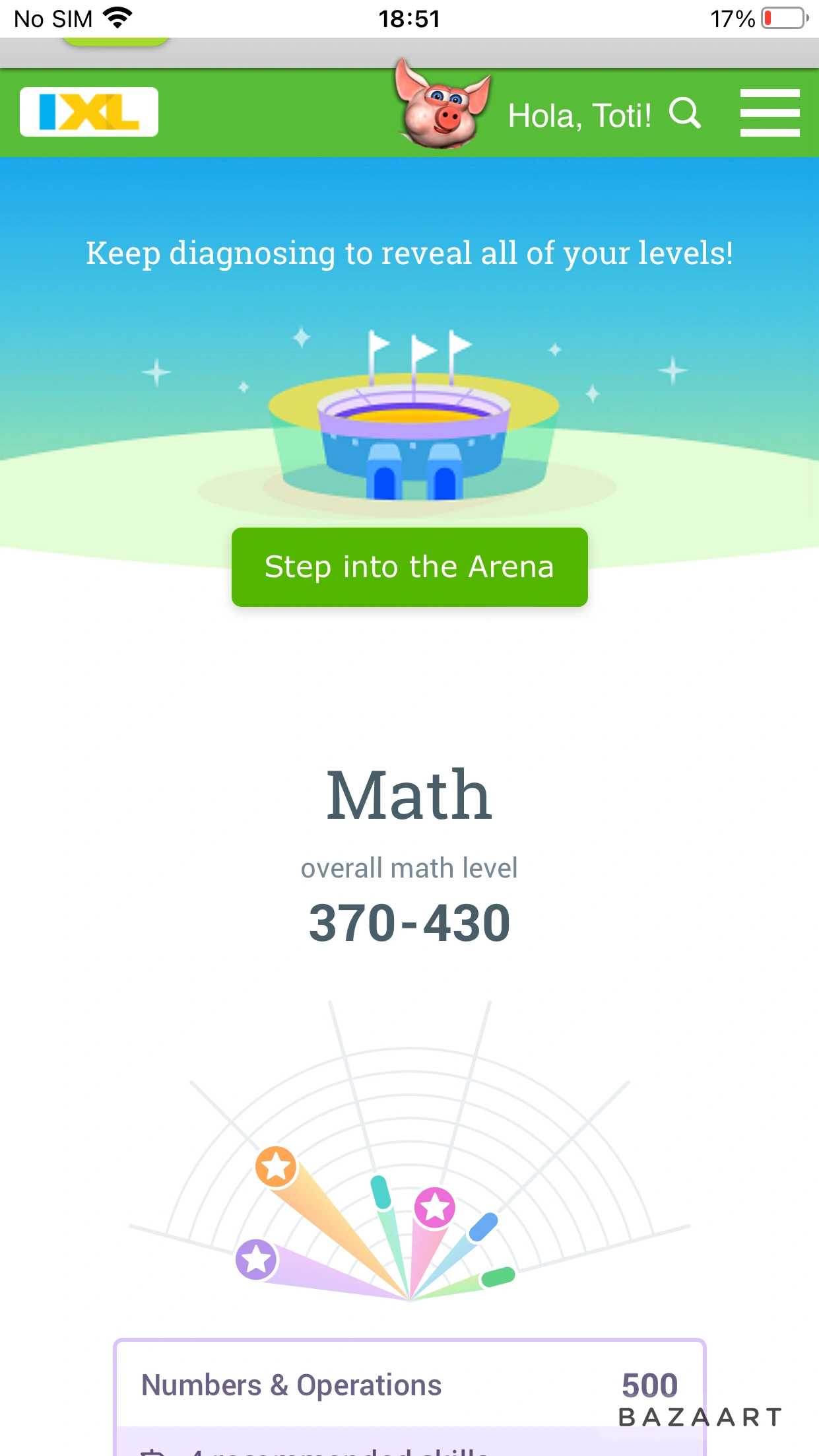 Diagnóstico de IXL de Toti | Fandom