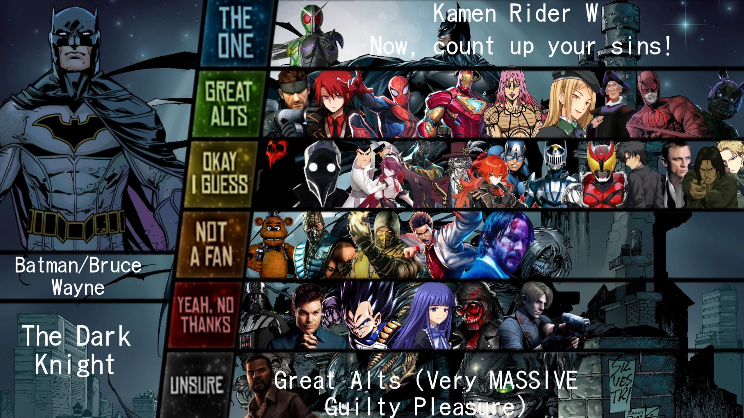 "He's the hero Gotham deserves, but not the one it needs right now ...