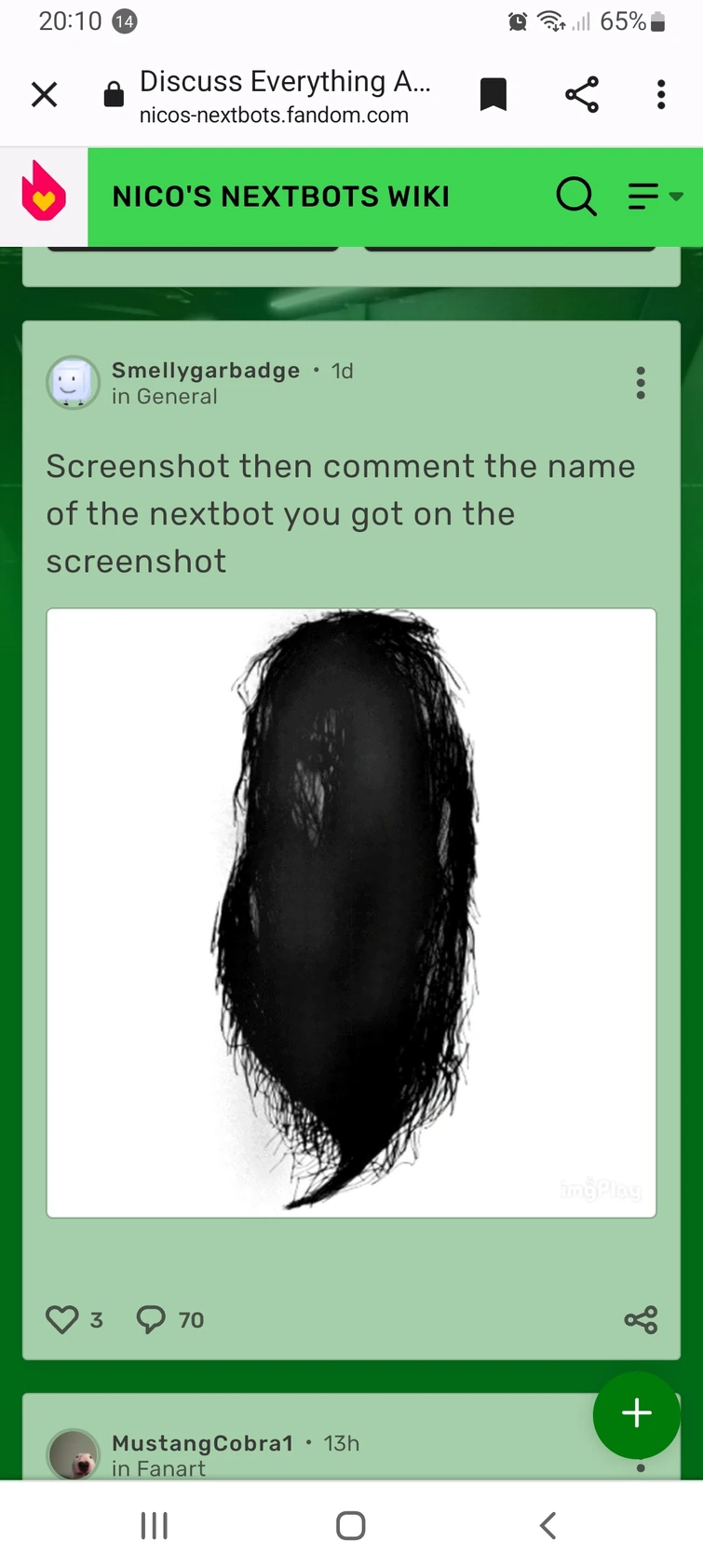Screenshot then comment the name of the nextbot you got on the ...