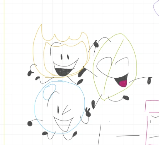 I also made the final 3 of BFDI | Fandom