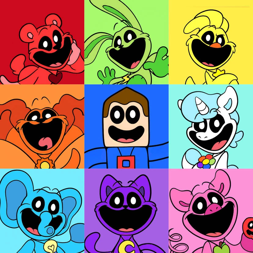 Theory: Smiling Critters (Colorful Funtime Friends Experiment Numbers ...