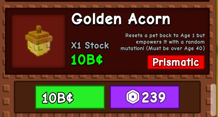 do i lollipop my badger cuz i just got gold acorn | Fandom