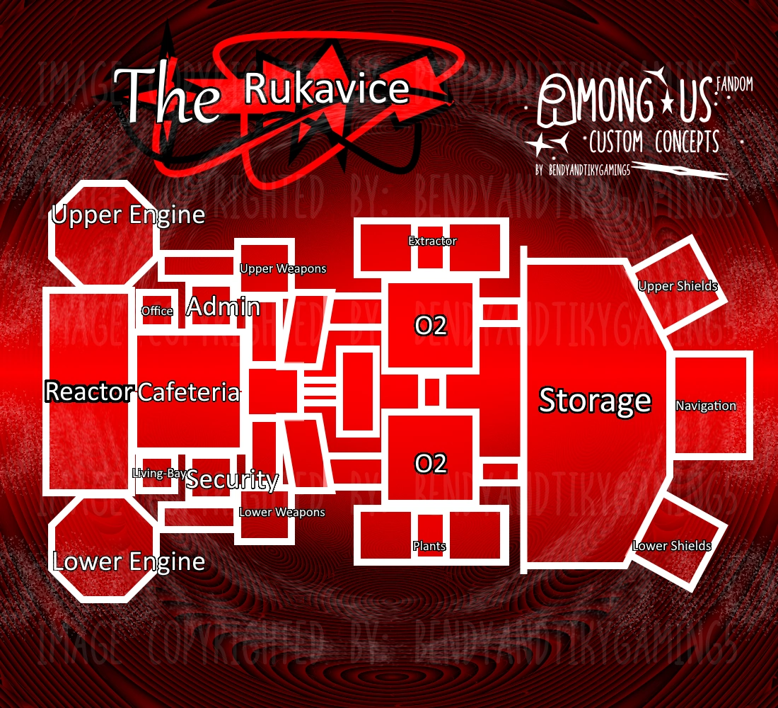 Among Us Fandom: Custom Concepts #1: The Rukavice Map Concept | Fandom