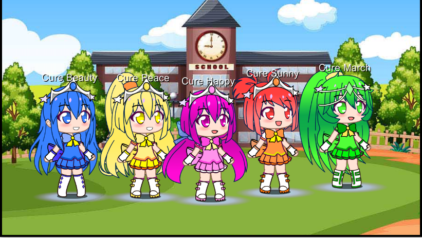 Smile Precure! (In gacha club) Hope you like it! | Fandom