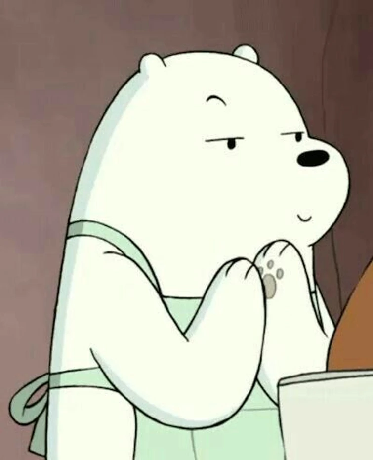ice bear smirk | Fandom