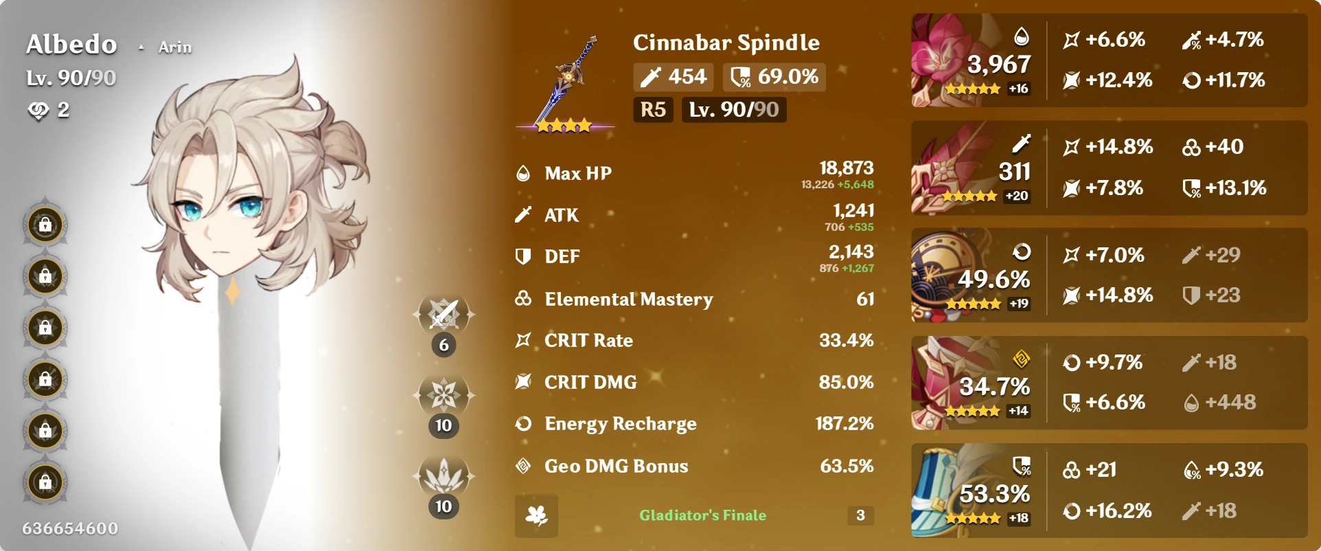 Albedo progress | Fandom