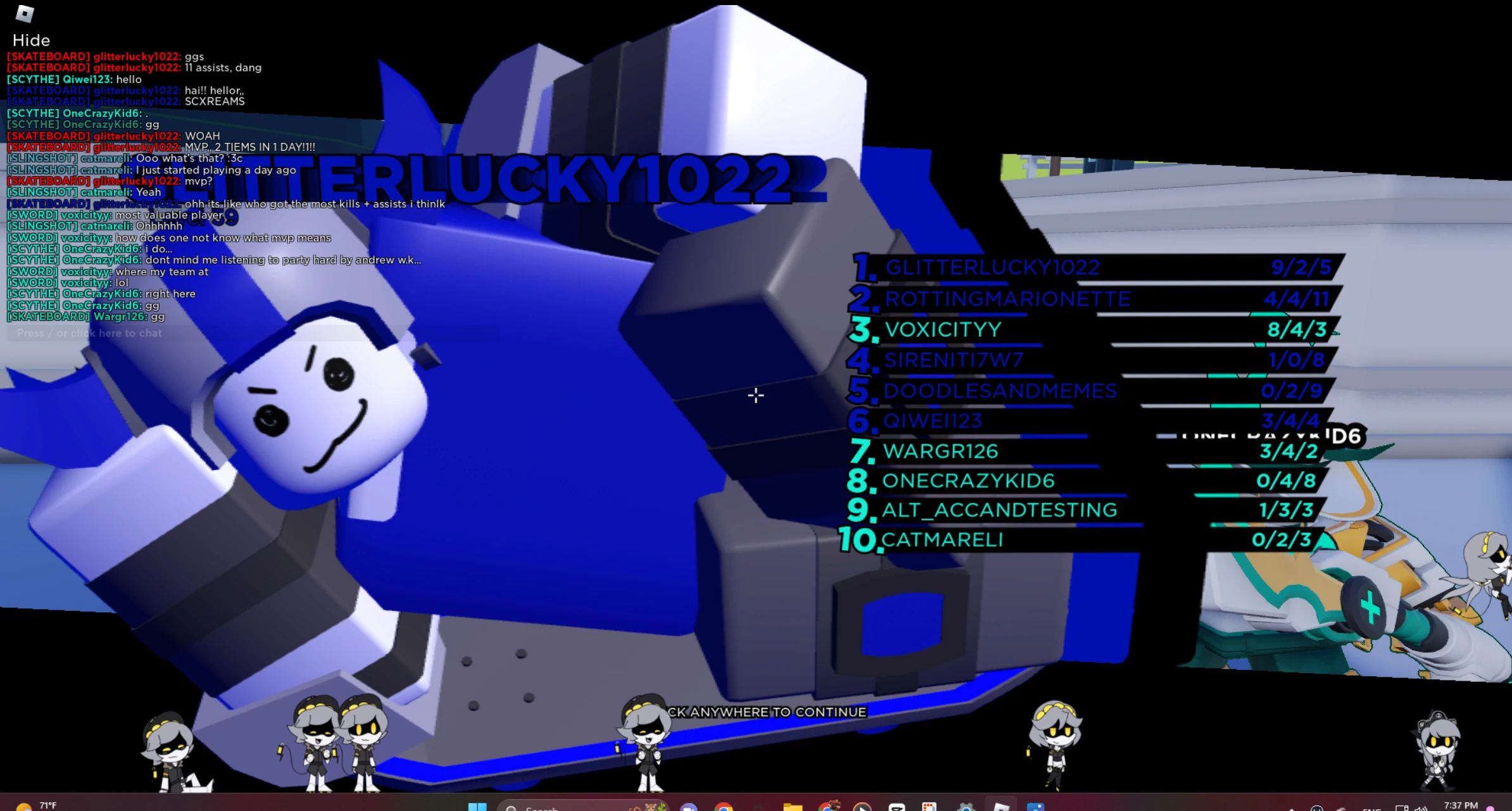 mvps i’ve gotten 2day,,, | Fandom