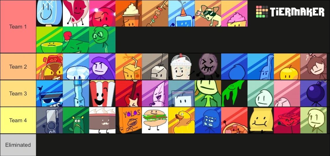 BFDI Mini Ultimate voting #1 | Fandom