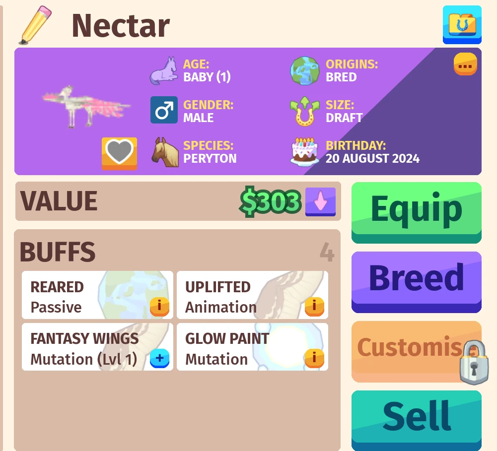 Selling draft + fanta wing glow perys ^_^ (need gone asap!) | Fandom