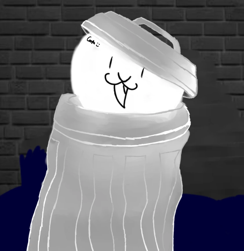 funny trash cat drawing i made yayyyy | Fandom