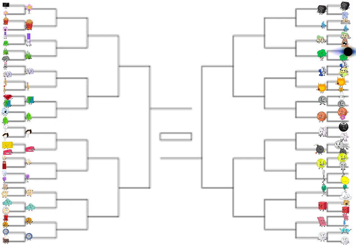 BFDI character bracket round 1 results | Fandom