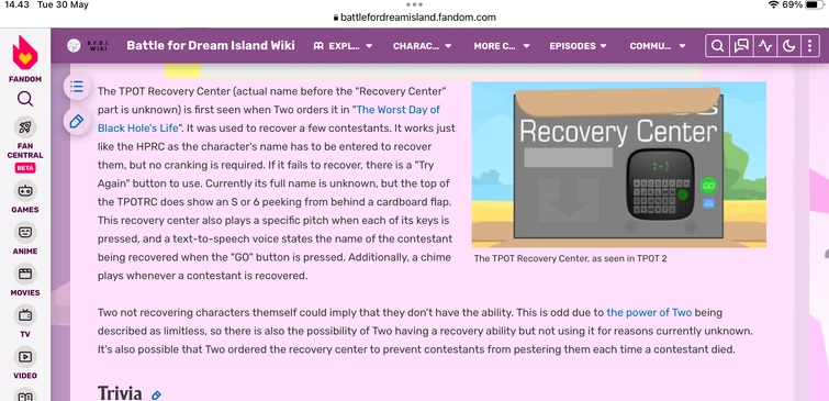violently grabs recovery center | Fandom