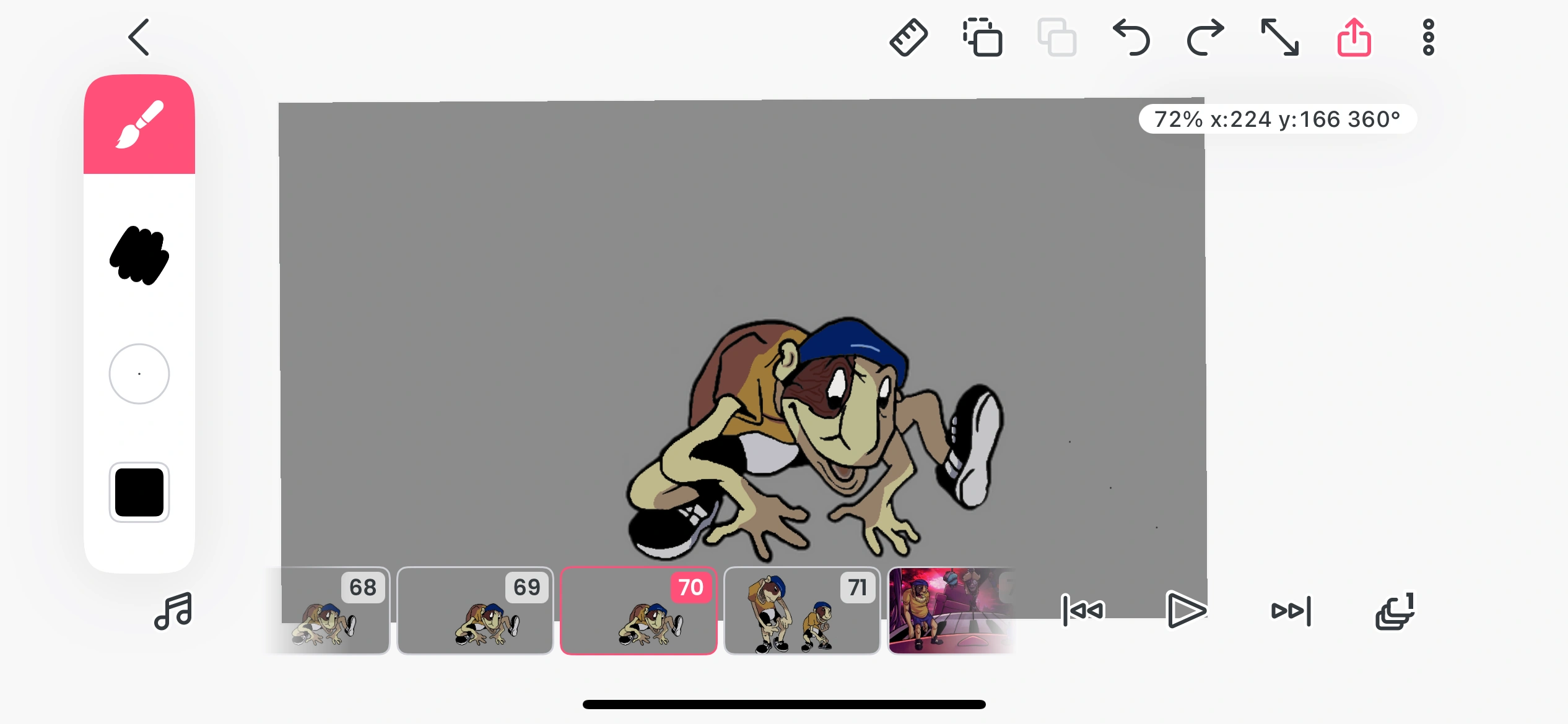 Finished two of the scrapped AETHOS poses in FlipaClip | Fandom