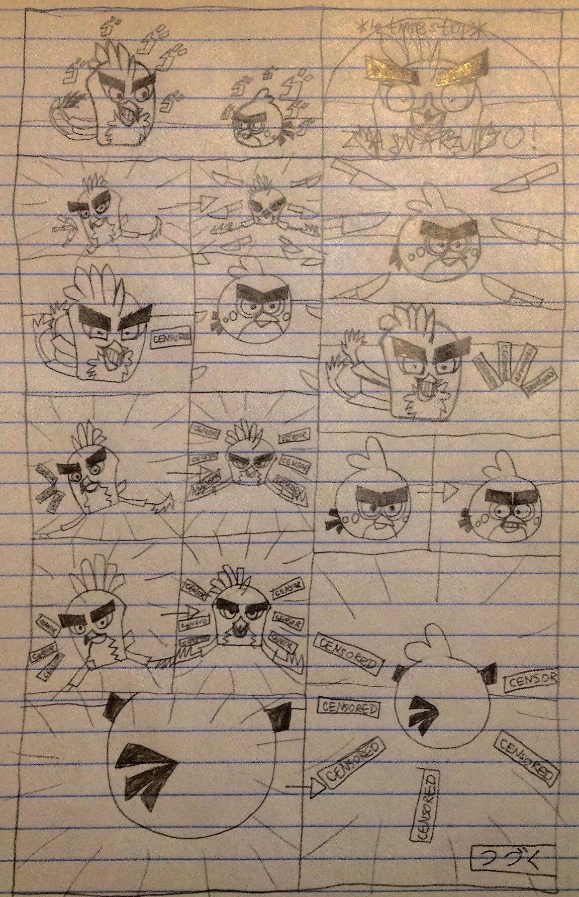 Le Angry Birds JoJo Fanart | Fandom